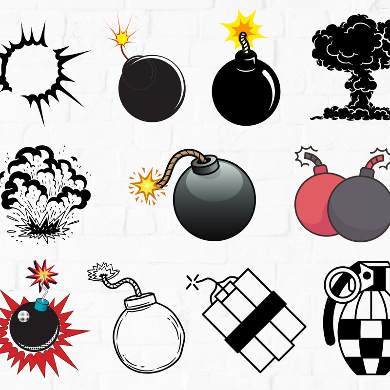 Bomb Svg - Etsy