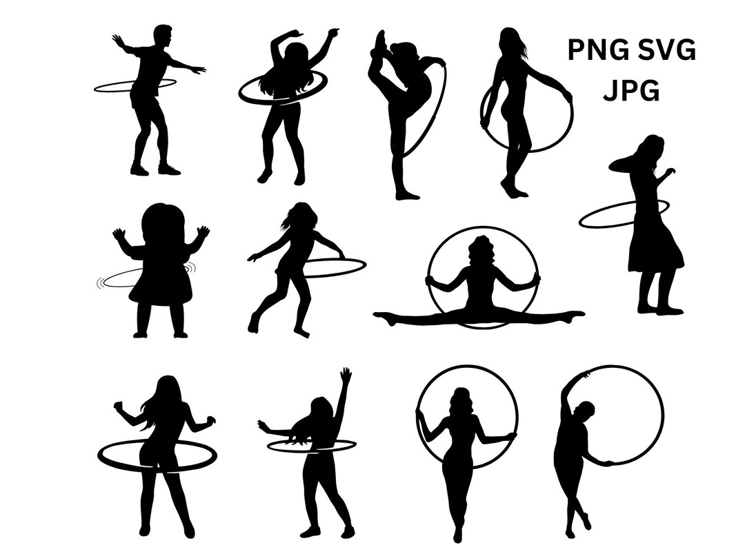 Hula Hoop SVG, Gymnastics Svg, SVG Files for Cricut, Cricut SVG ...