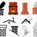 Chimney SVG, Chimney PNG, Brick Clipart, Brick Chimney Svg, House Roof ...