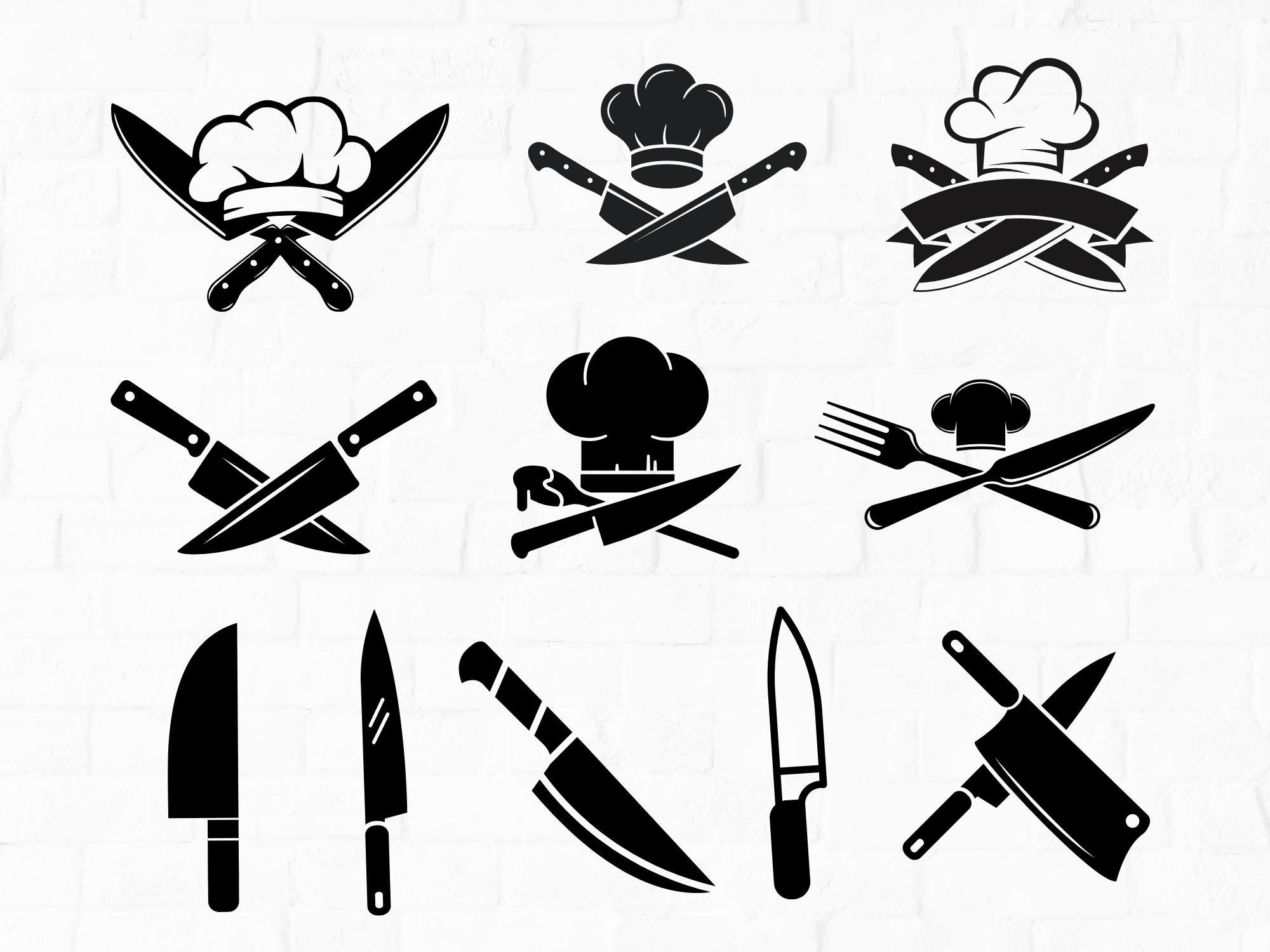 Chef Knife Svg Butcher Knife Svg Kitchen Knives Cricut Svg Kitchen ...