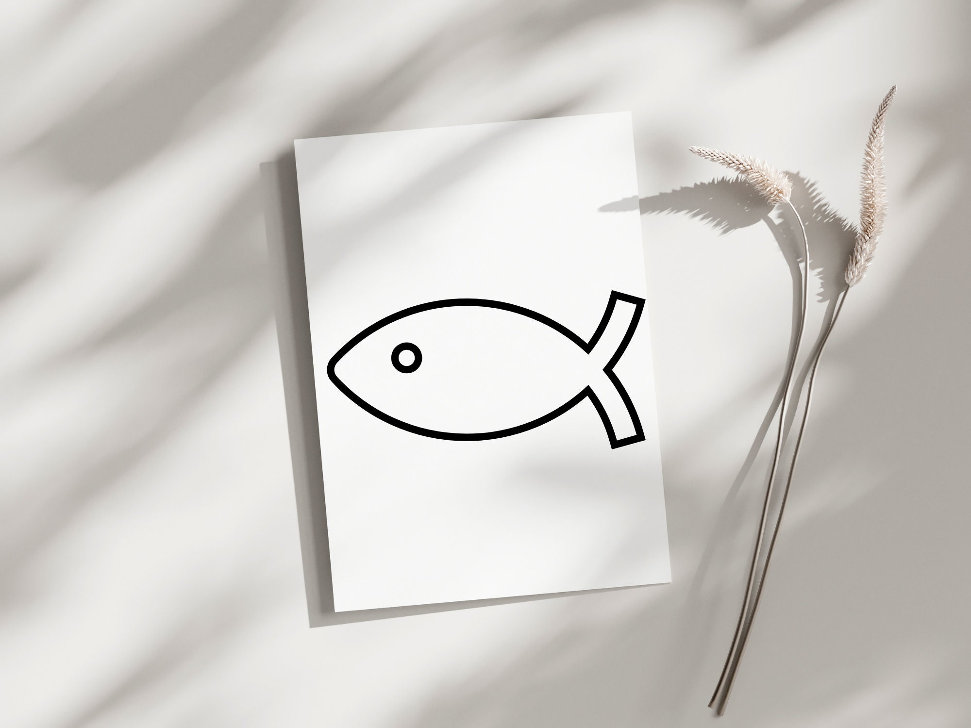 Christian Fish Svg Bundle, Jesus Fish Svg, Ichthys Svg, Religious Fish ...