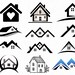 House Roof Svg Bundle, House Roof Clipart for Cricut, Roof Silhouette ...
