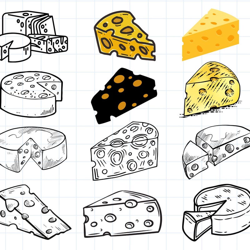 Cheese Svg - Etsy