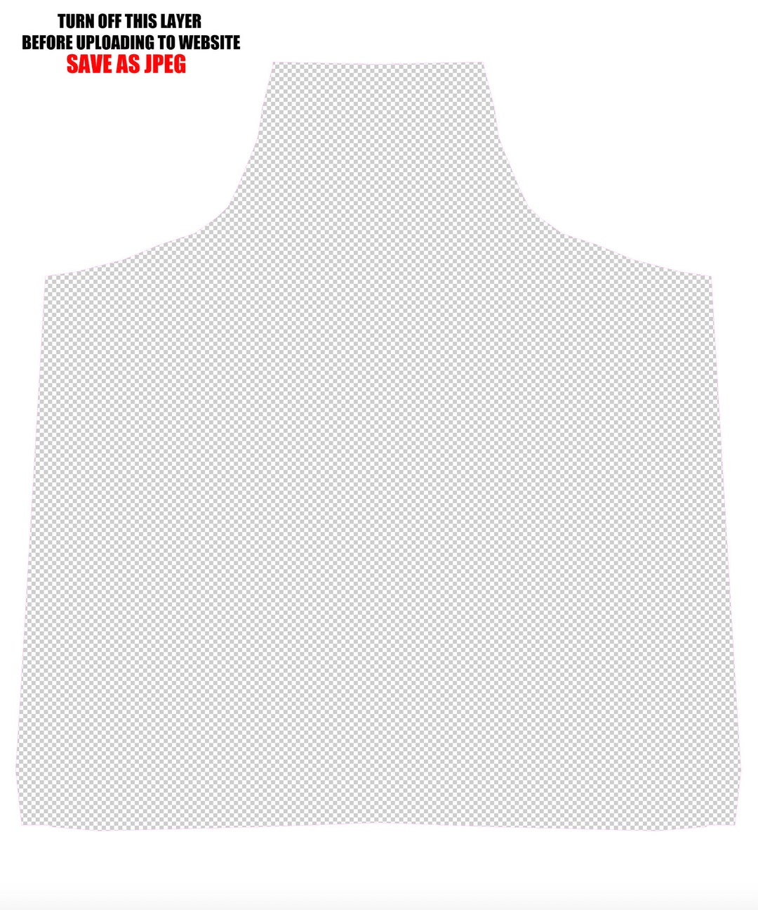 Designer Template for 3d APRONS - Etsy