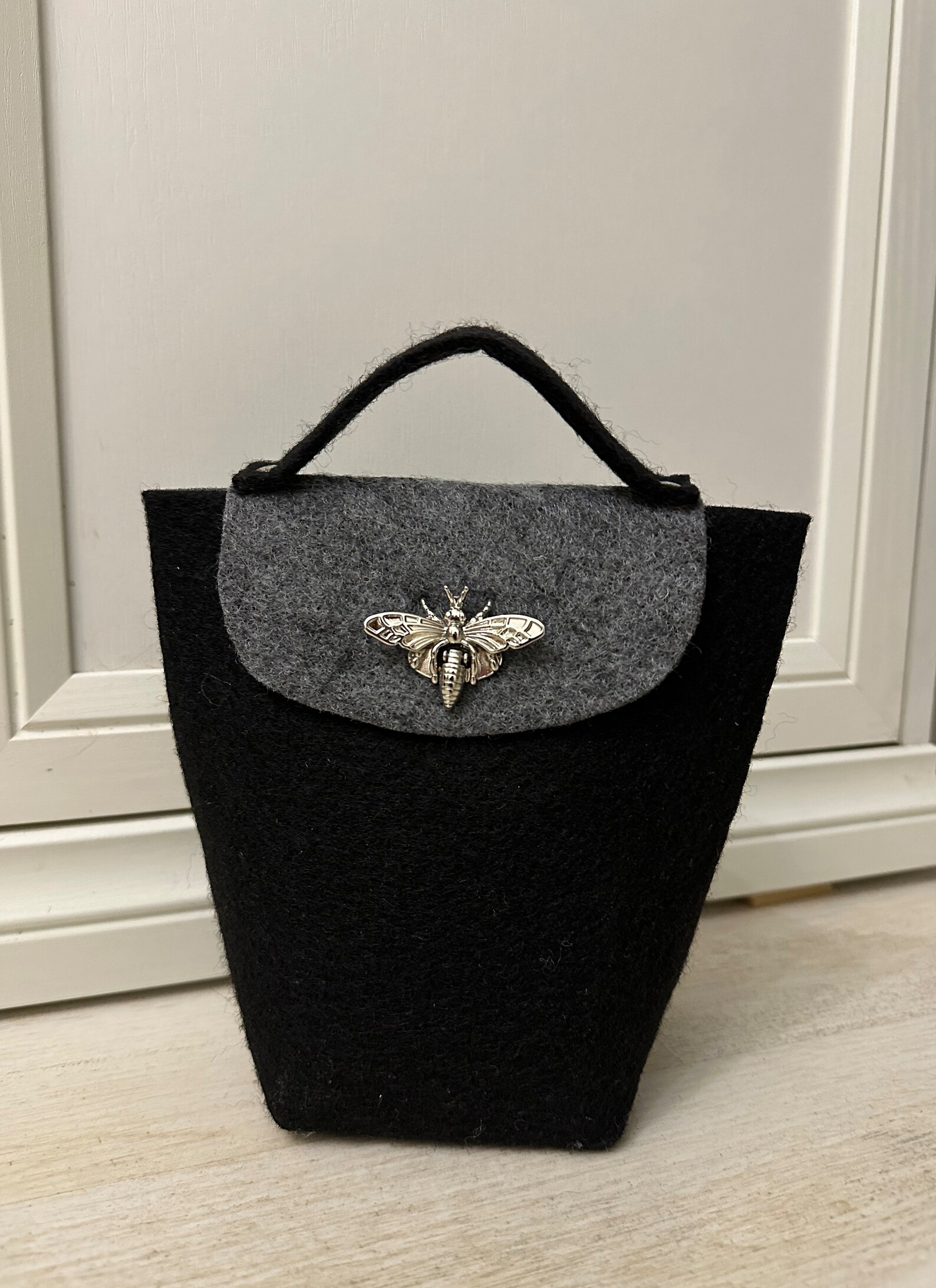 Felt Door Stop Decorative, Wool Door Stopper, Housewarming Gift ...