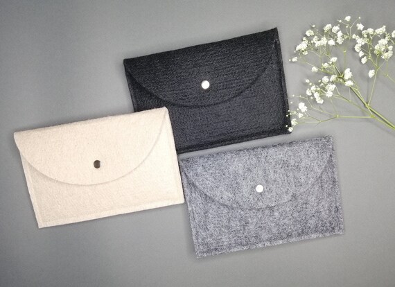 Merino Wool Felt Small Bag Felt Wallet Felt Purse Waist | Etsy