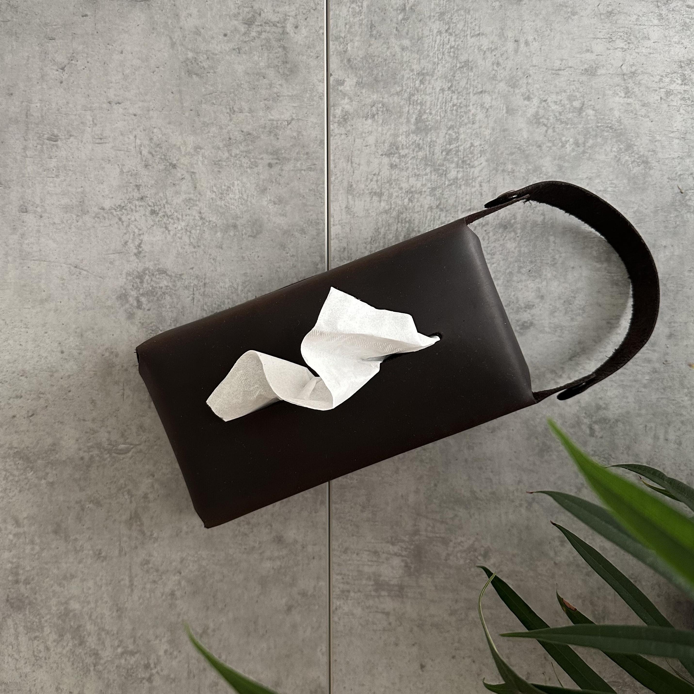 Leather Tissue Box Cover, Tissue Car Holder Detachable Strap, Backseat ...