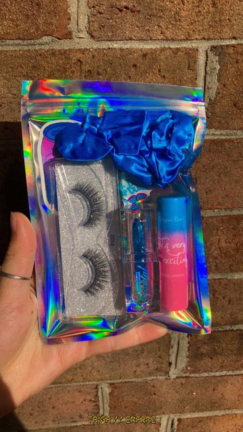 Lip Gloss and Lash Bundle- Aesthetic Seven Color Choices - Etsy