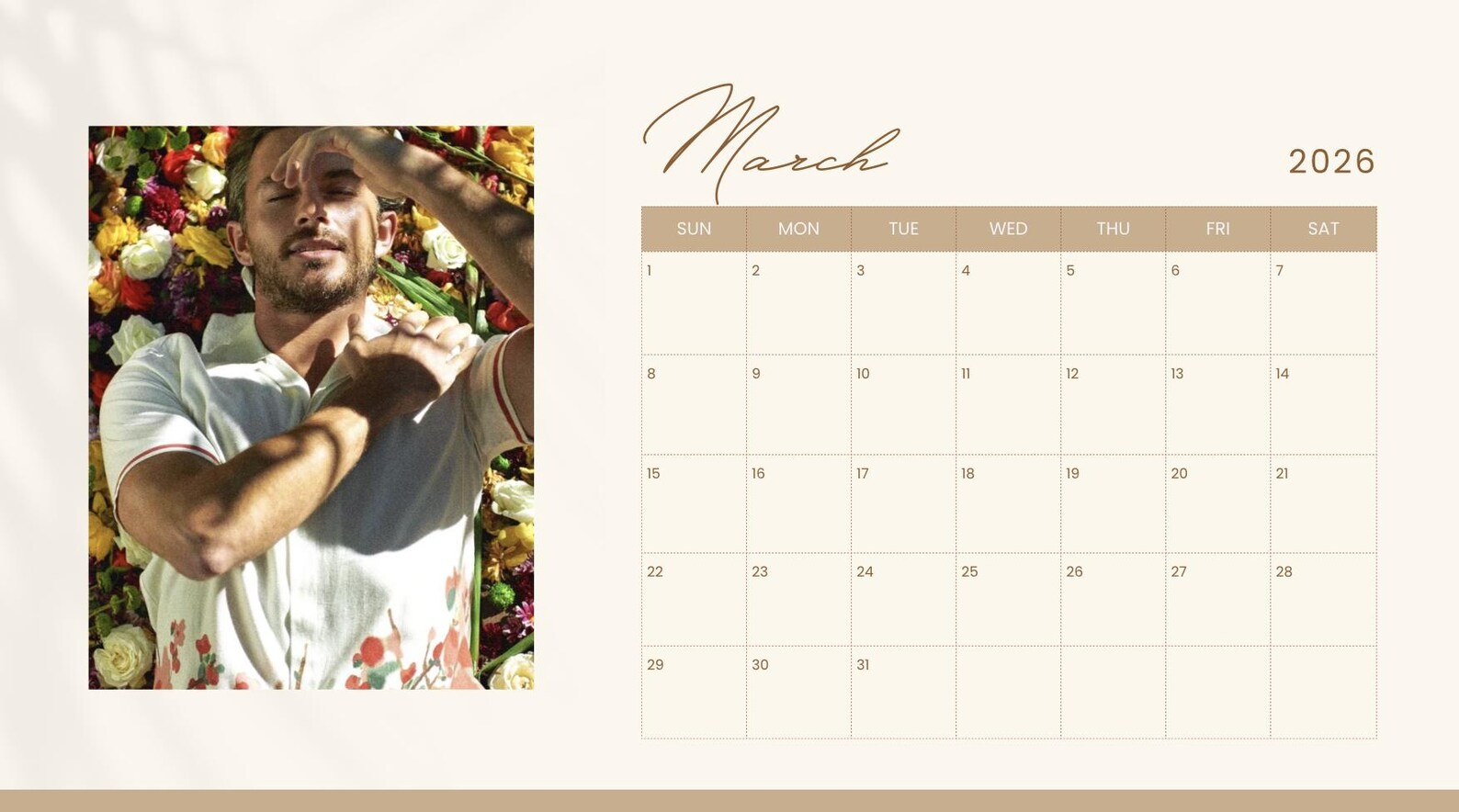 2026 Jonathan Bailey Digital Calendar (PDF) - Etsy