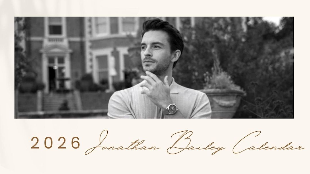 2026 Jonathan Bailey Digital Calendar (PDF) - Etsy