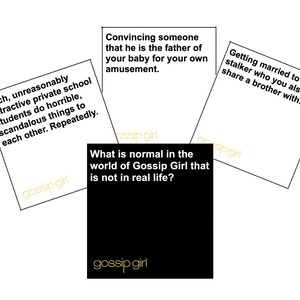 Cards Against Gossip Girl | Cards Against Humanity | Printable Games ...