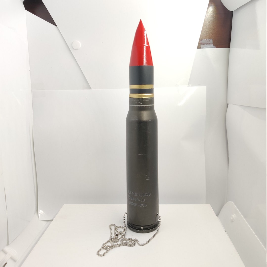 A-10 30mm Dummy Round Necklace PGU-13 AP Painted W/plastic Tip - Etsy ...