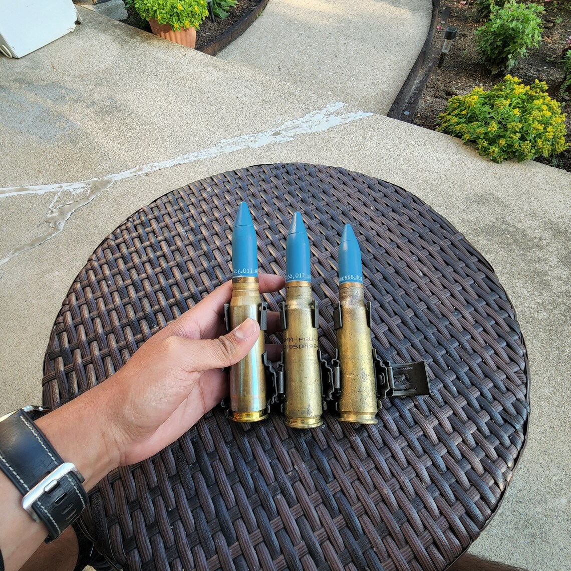 20mm Vulcan Dummy Round/ TP Projectile All Metal Spent Brass - Etsy