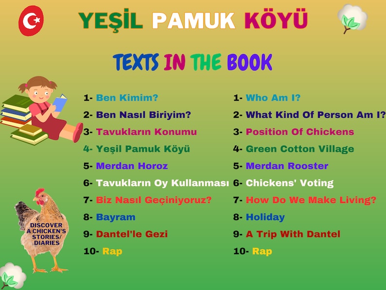 Turkish Through Mini Texts Turkish Reading Book Yeşil - Etsy