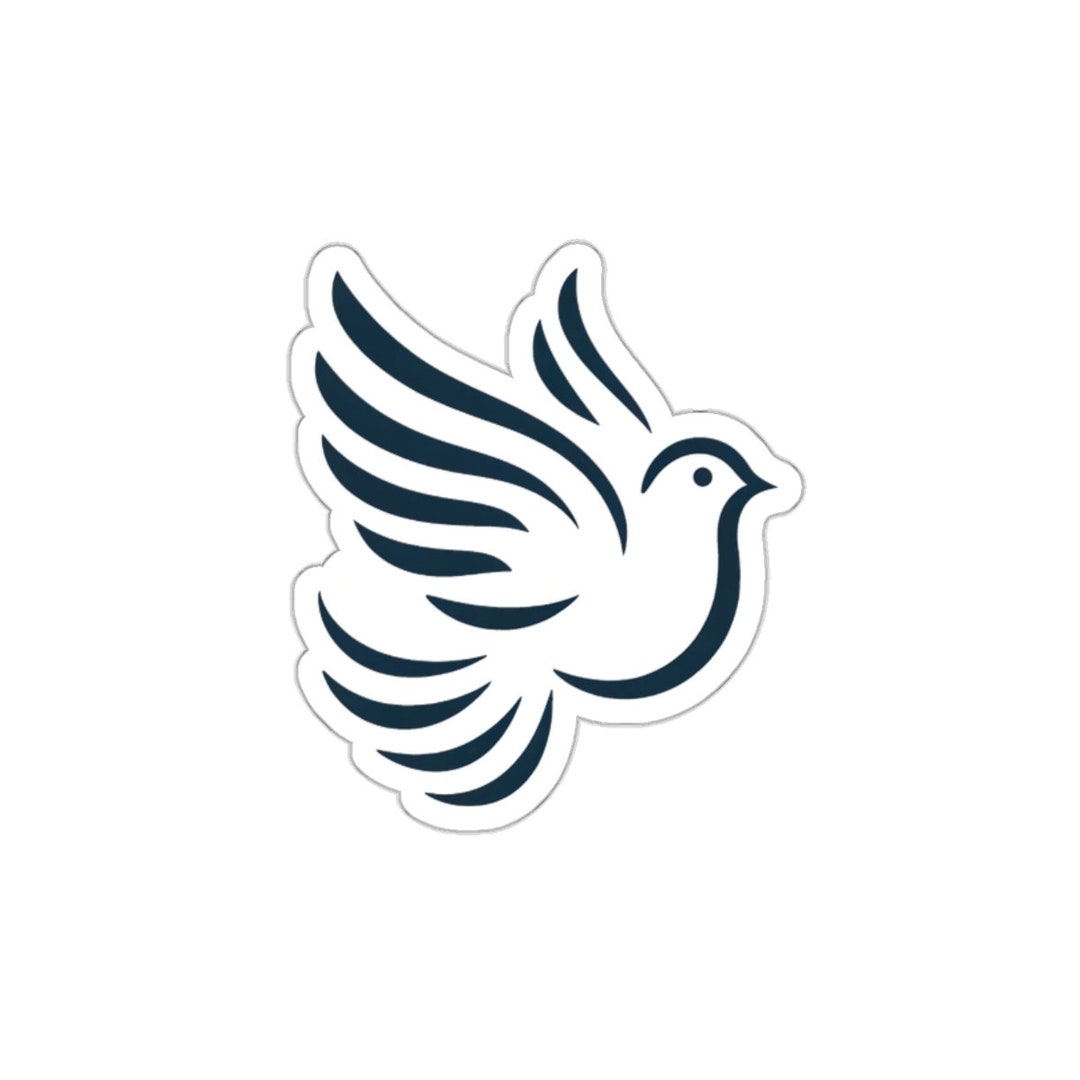Elegant Dove Vinyl Die-cut Stickers Personalized and Water-resistant - Etsy