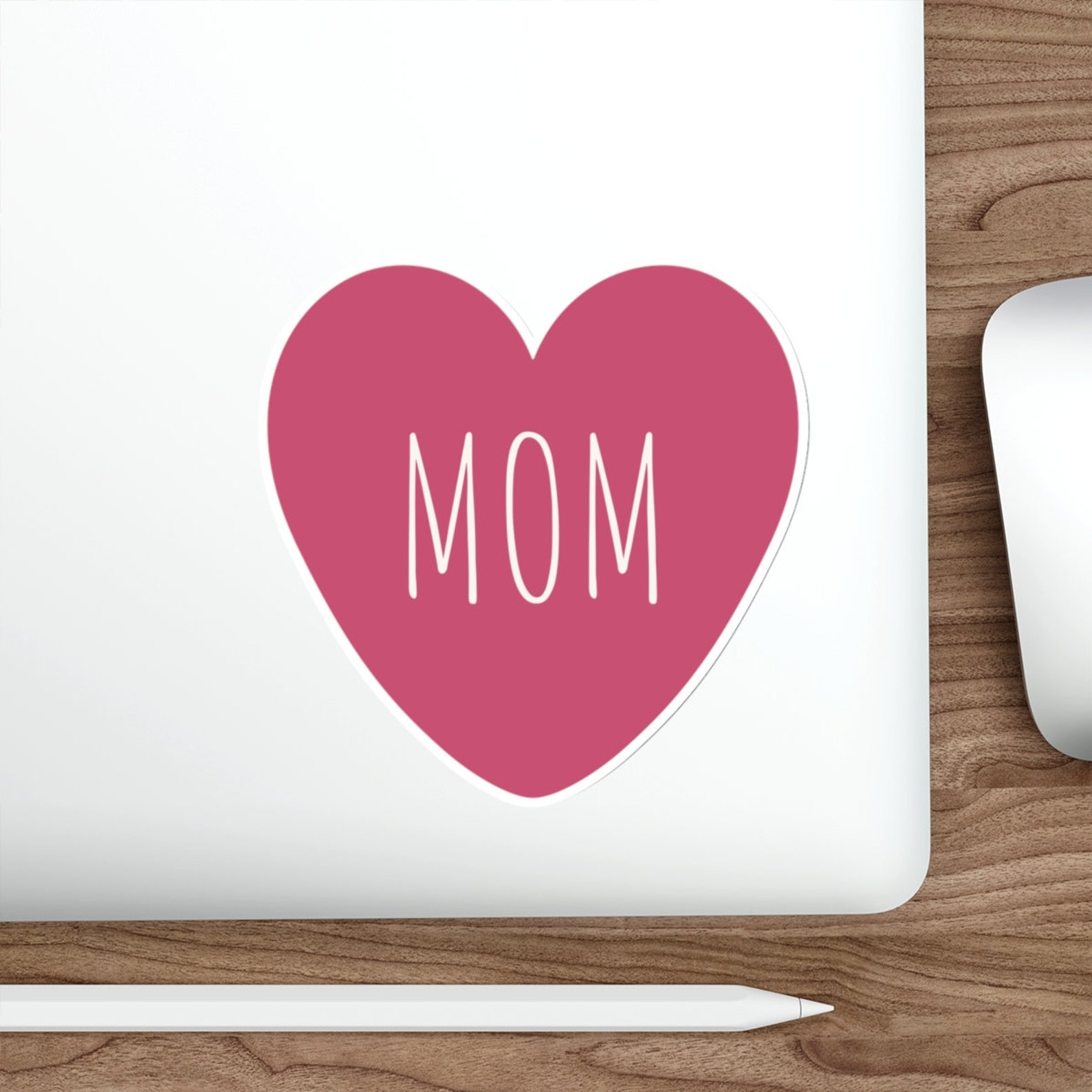 Heart Mom - Die-cut Stickers - Durable Vinyl - Mother's Day Gift - Etsy