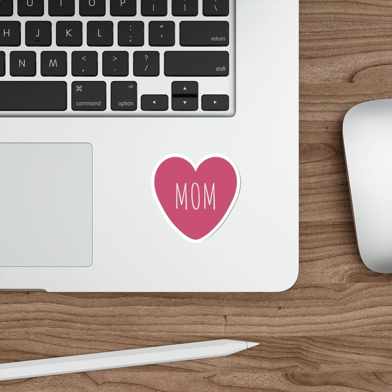 Heart Mom - Die-cut Stickers - Durable Vinyl - Mother's Day Gift - Etsy