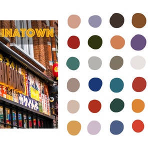PROCREATE Color Palette - Chinatown - 30 Colors - Colorful - Swatches ...