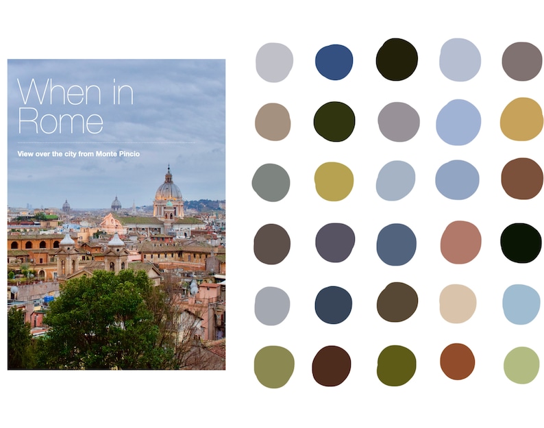 PROCREATE Color Palette - ROME - 30 Colors - Warm Colors - Swatches ...