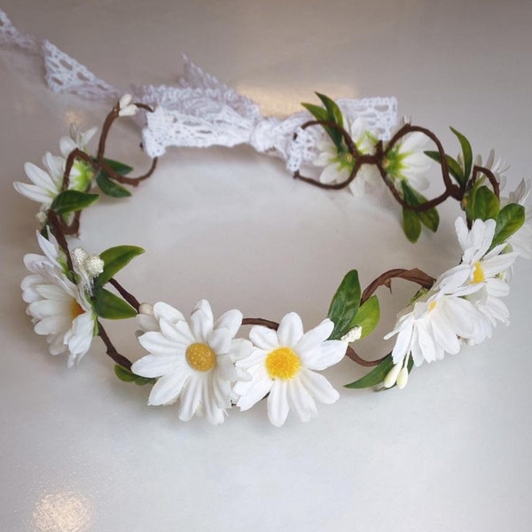 Flower Crown Daisy - Etsy