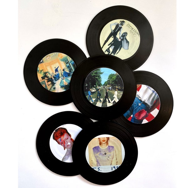Vinyl Coasters - Etsy