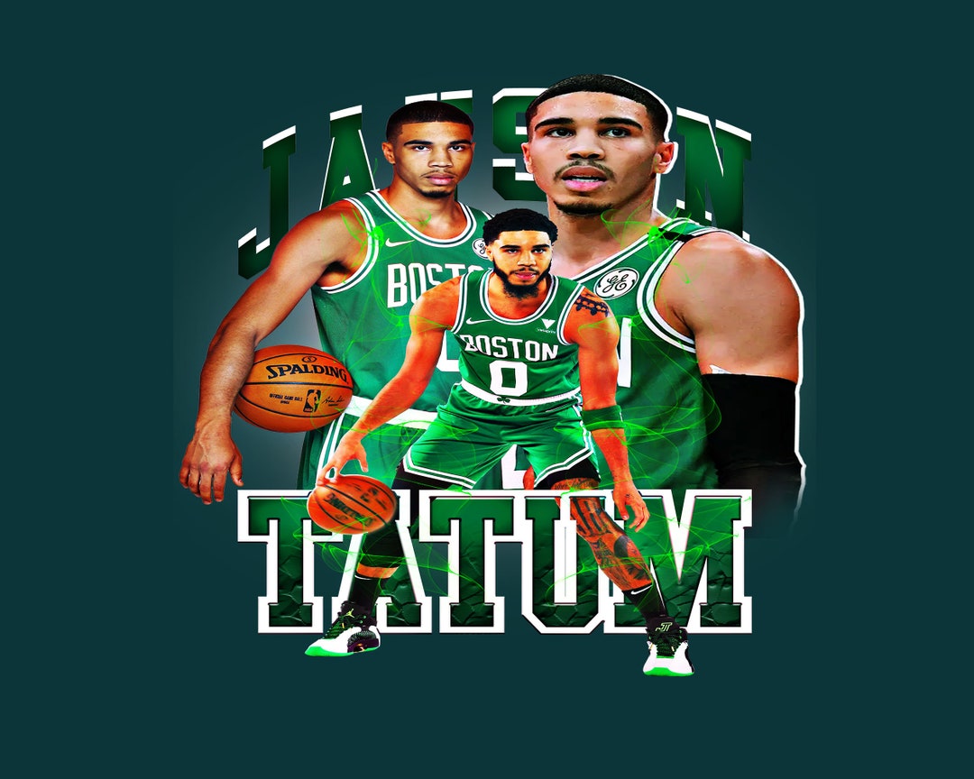 Jayson Tatum Png T-shirt Design 4500x5100 Pixel Digital File, Bootleg ...