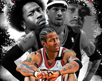 Allen Iverson PNG Download File,design for Tshirt, Basketball Design ...