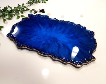 Blue Resin Tray - Etsy
