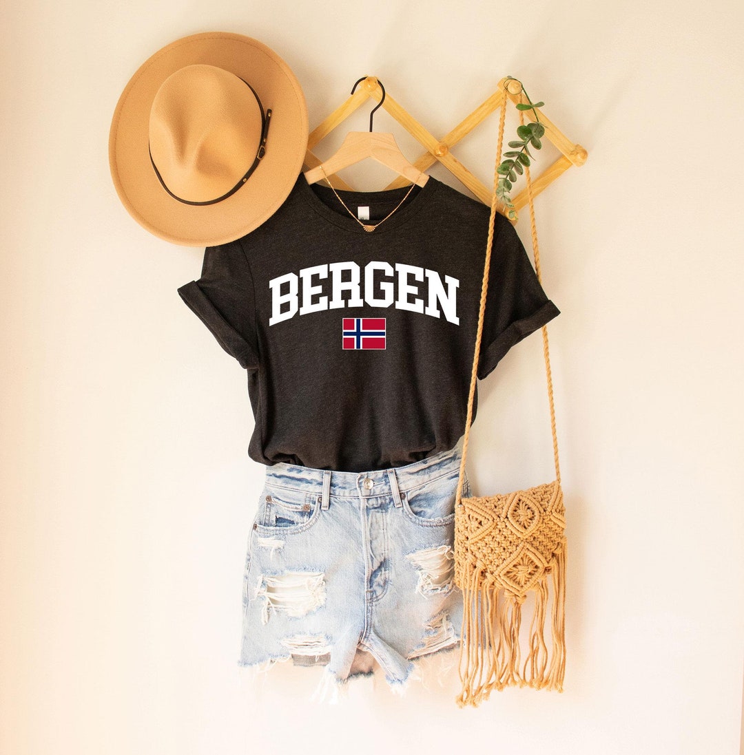 Bergen Tee, Bergen Norway, Bergen Shirt, Norge Shirt,norway Lover Shirt ...