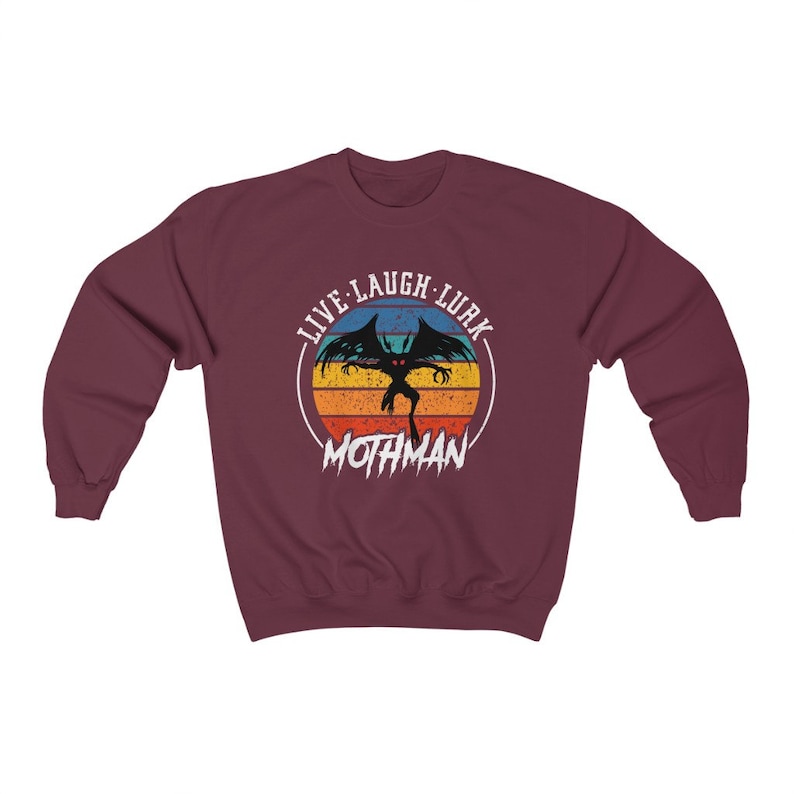 Mothman Sweater,mothman Tshirt, Mothman Forever Cryptid Tshirt, Mothman ...