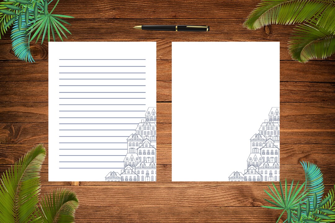 City View Letter Writing Stationery - Etsy