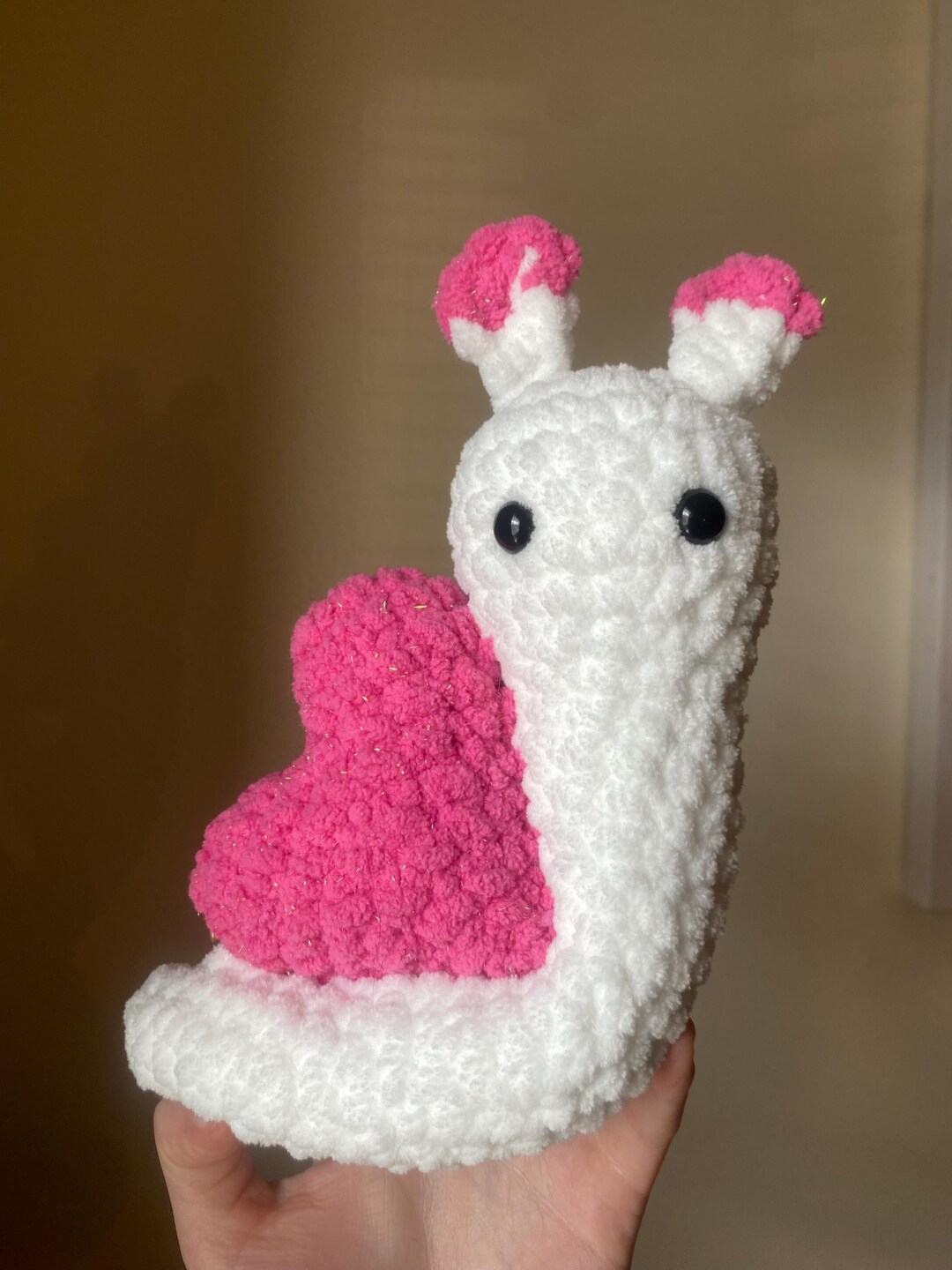Crochet Heart Snail - Etsy
