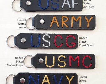 Memorial Military Keychain, Sympathy US Army, Air Force, Navy, Marine ...