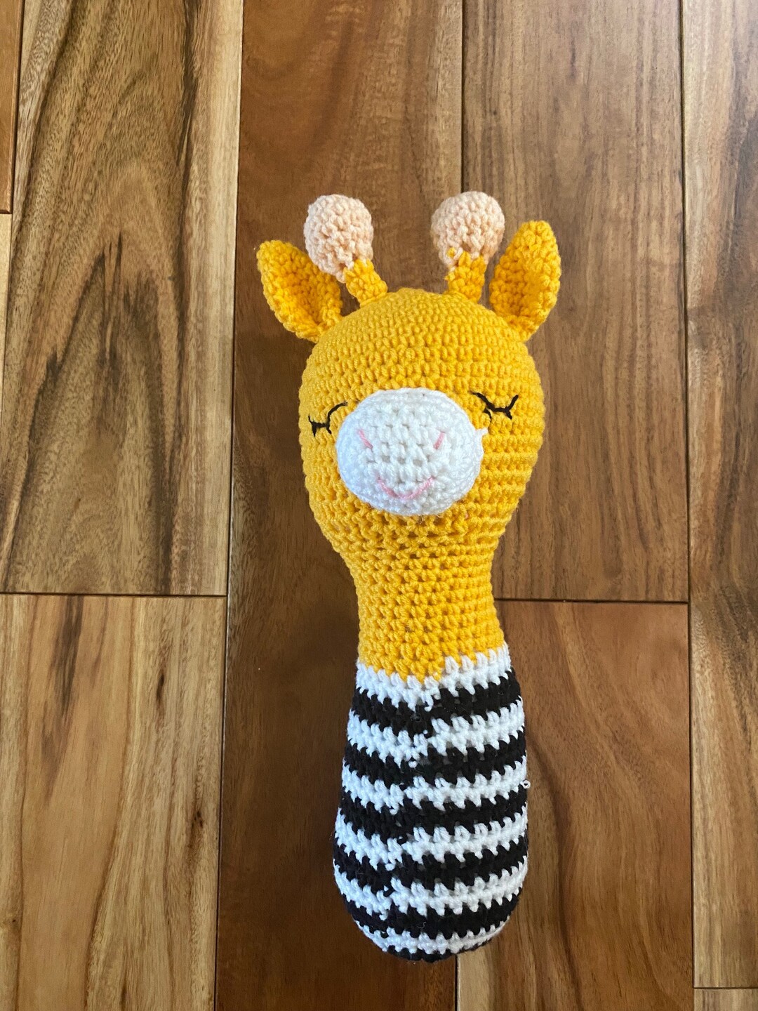 Giraffe Baby Rattle - Etsy