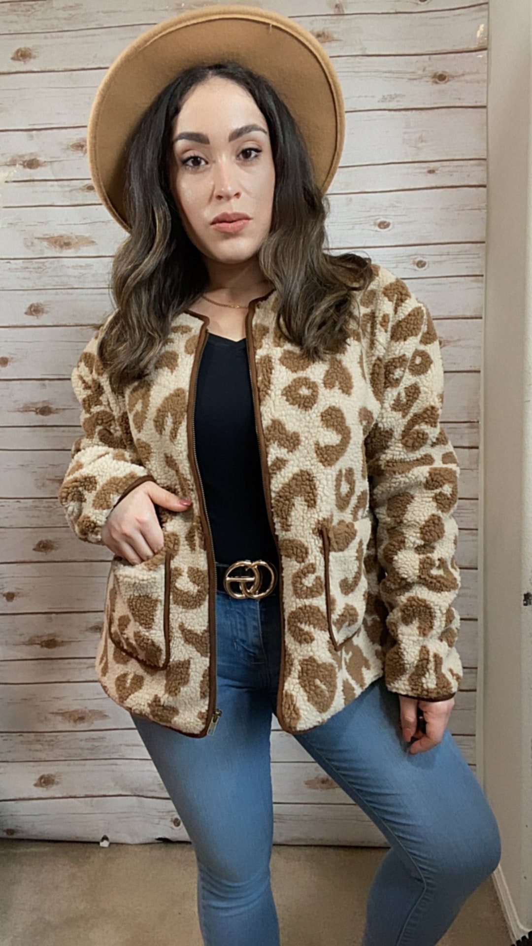 Animal Print Teddy Jacket-animal Print, Leopard Print, Cheetah Print - Etsy
