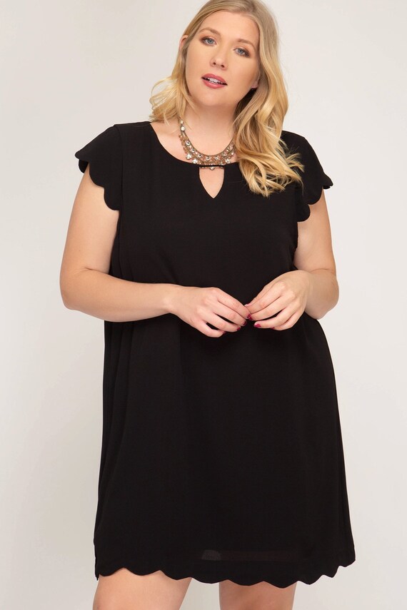 Ablack Plus Size Dress Short Dress Evening Dress Plus Size - Etsy