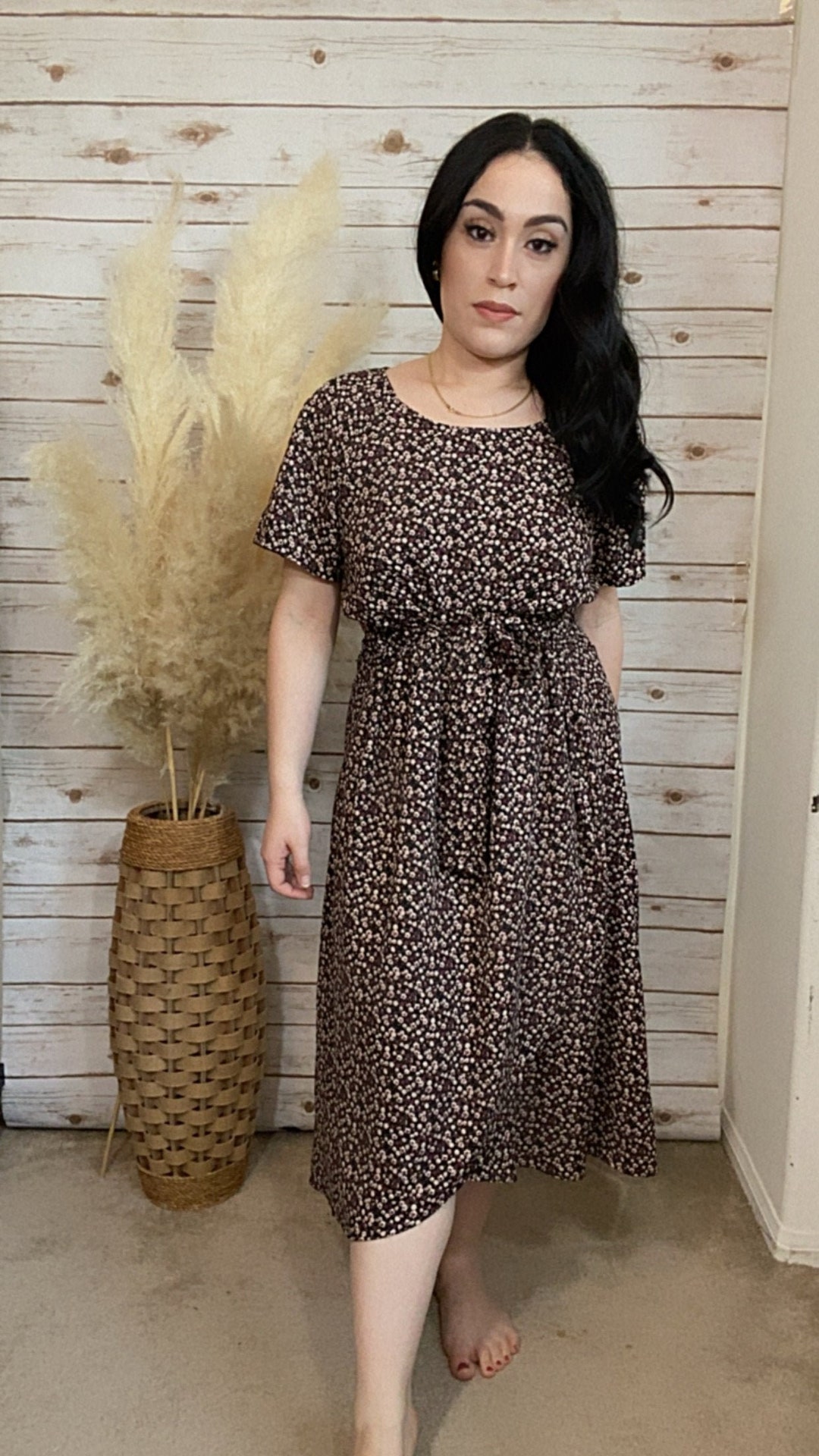 Ruby Floral Print Dress - Etsy