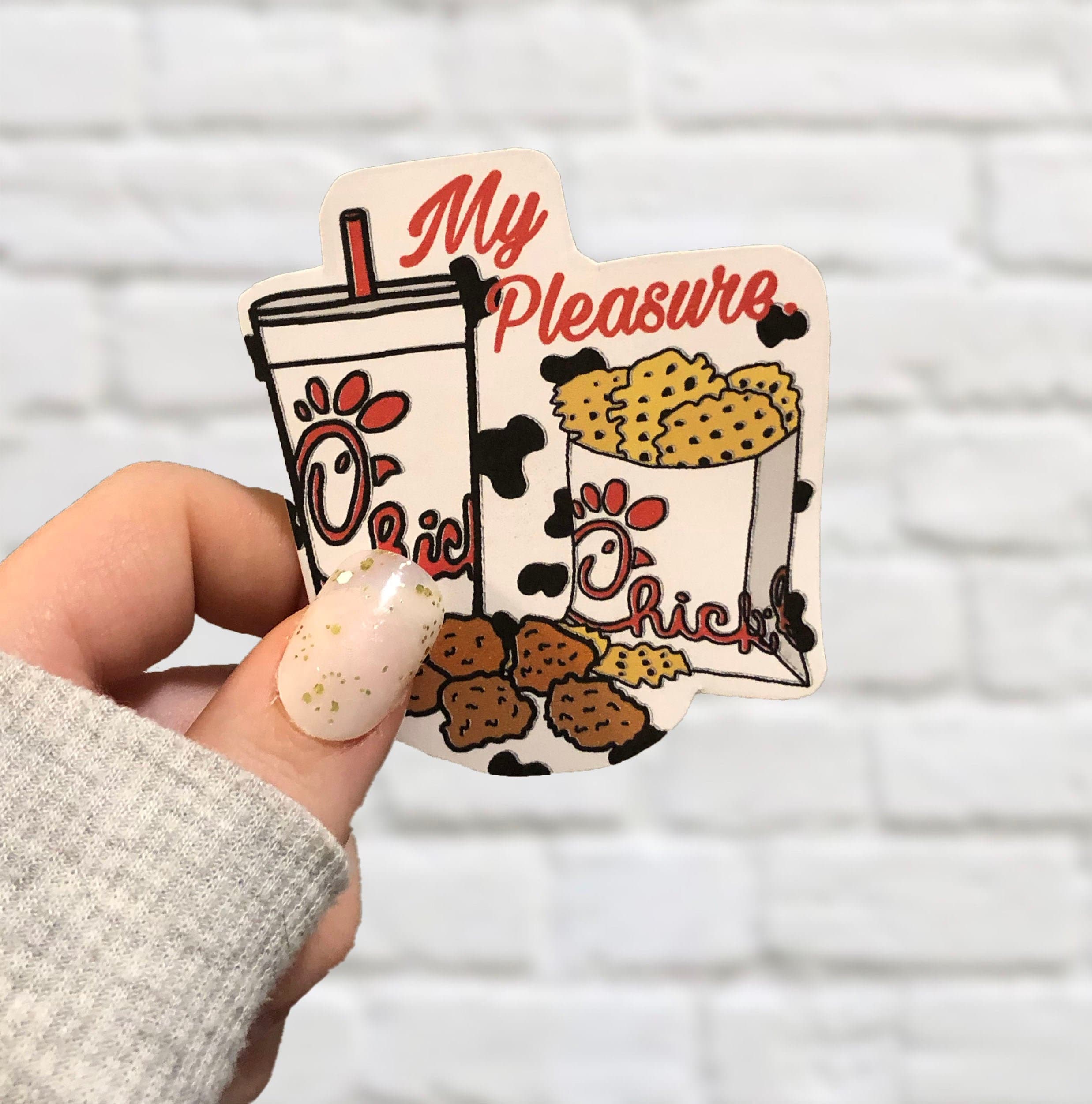 My Pleasure Chick-fil-A Sticker | Etsy
