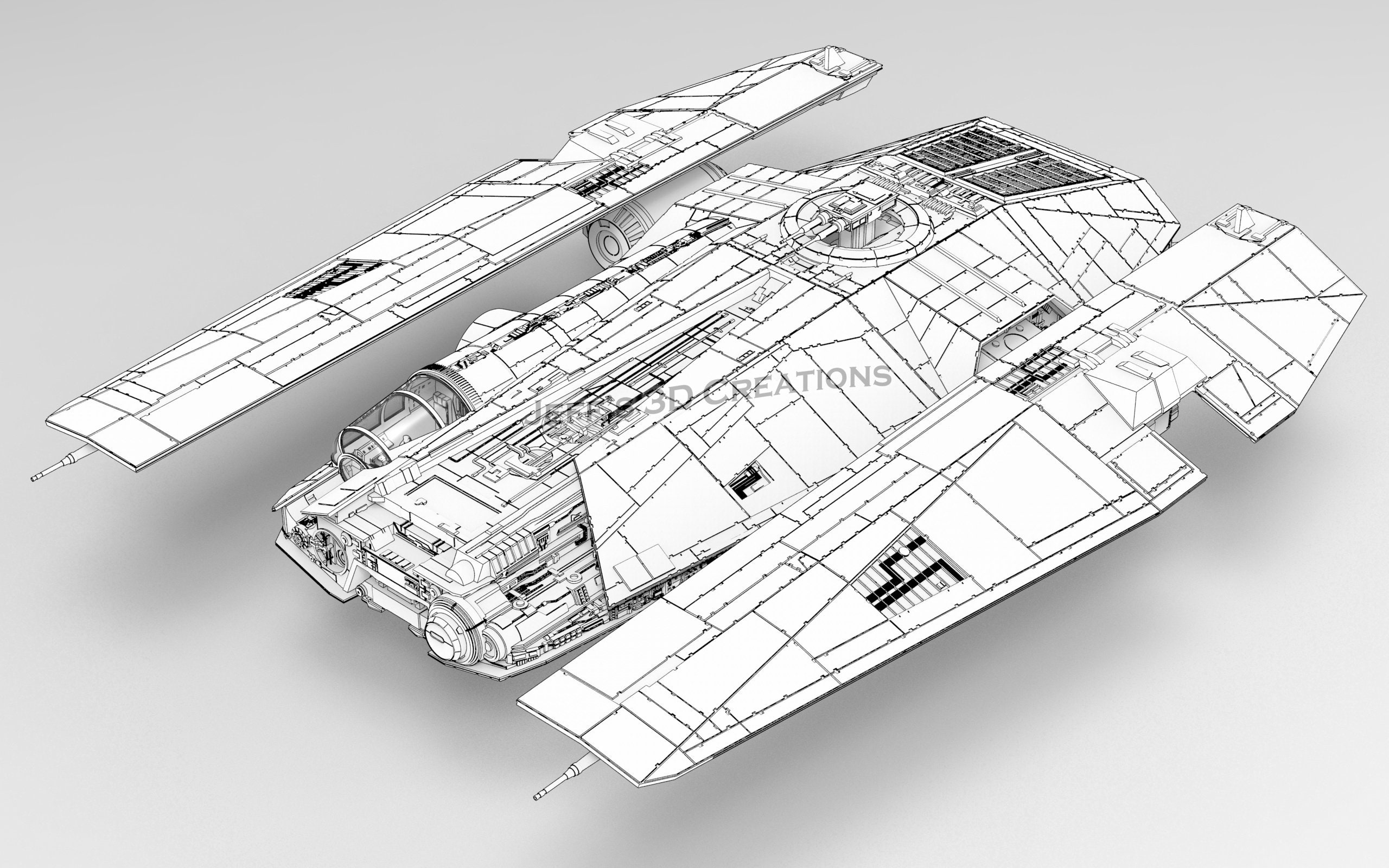 Jeff's Fondor Haulcraft STL Files for 3d Printing - Etsy