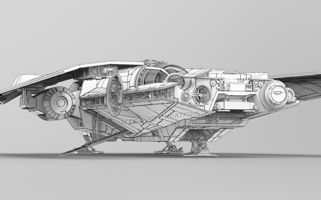 Jeff's Fondor Haulcraft STL Files for 3d Printing - Etsy