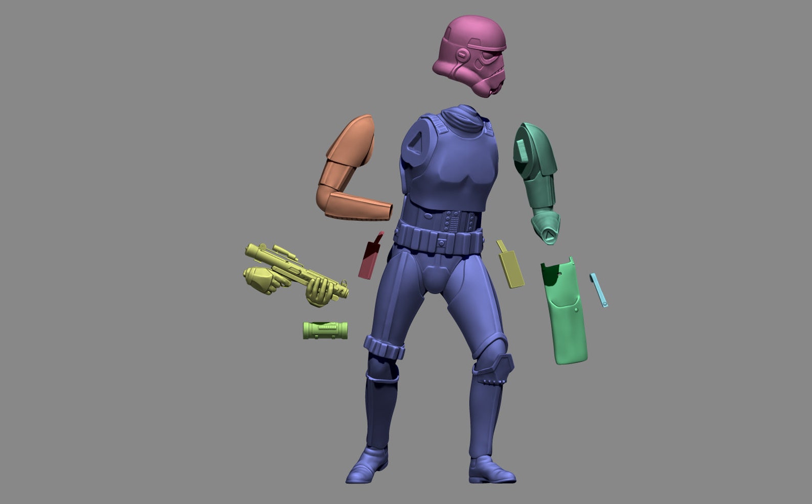 Stormtrooper STL Files for 3d Printing - Etsy