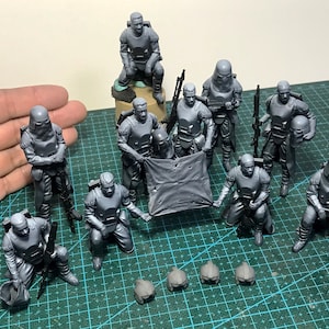 Snowtrooper Squad STL Files for 3d Printing (NOT Including Base, Droid ...