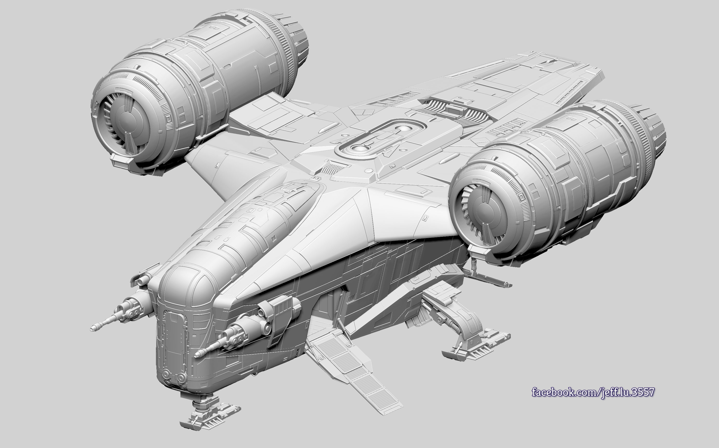 Jeff's Razor Crest STL Files for 3d Printing - Etsy Canada