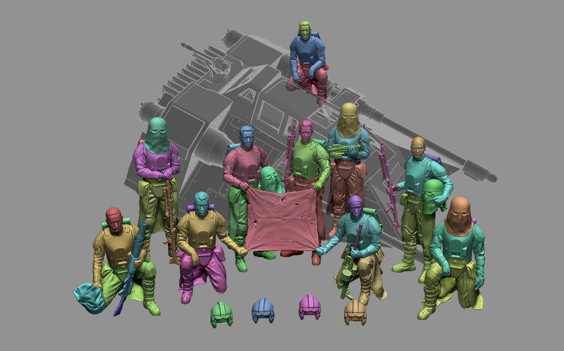 Snowtrooper Squad STL Files for 3d Printing - Etsy