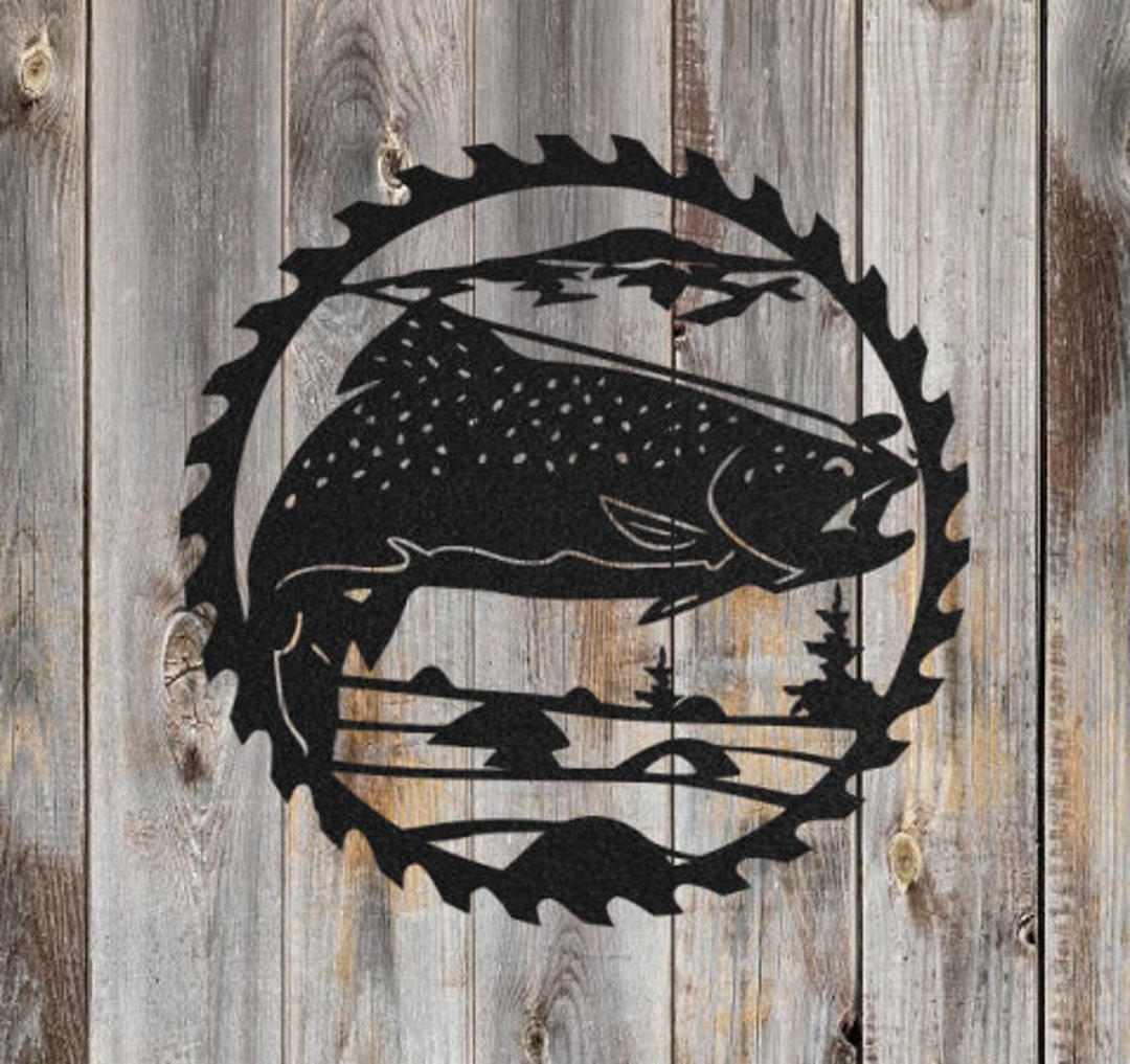 Metal Art Fish Saw Blade - Etsy
