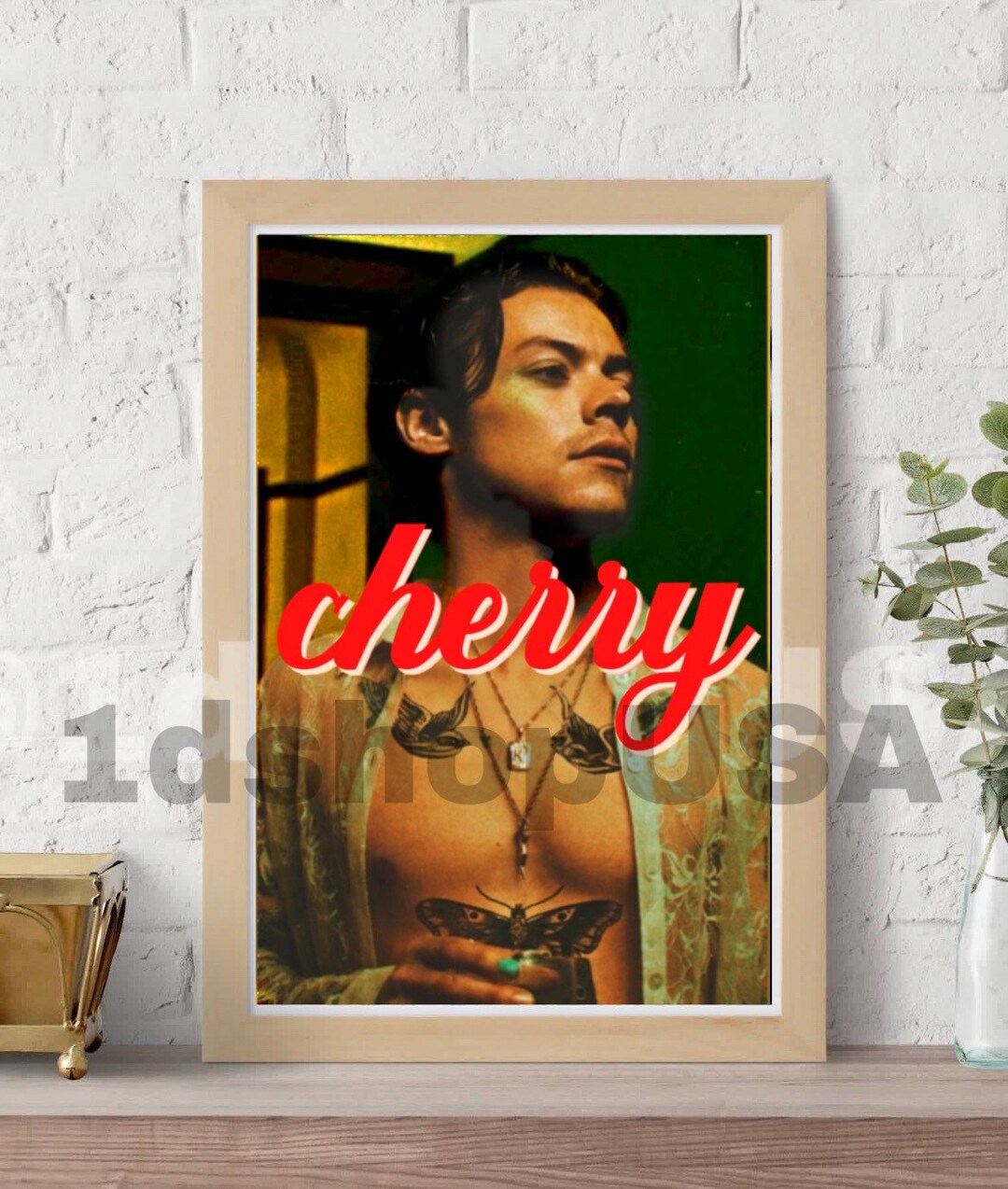 Harry Styles cherry 11x17 Poster, Harry Styles Poster, Harry Styles ...