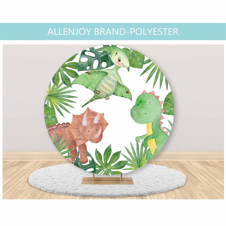 Round Backdrop Covers,dinosaur World Theme Backdrop,dinosaur Park ...