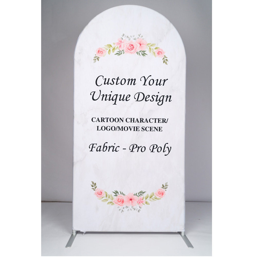 Black Arch Backdrop Coverpersonalized Arch Coversarched - Etsy