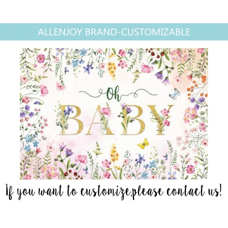 Wildflower Baby Shower - Etsy