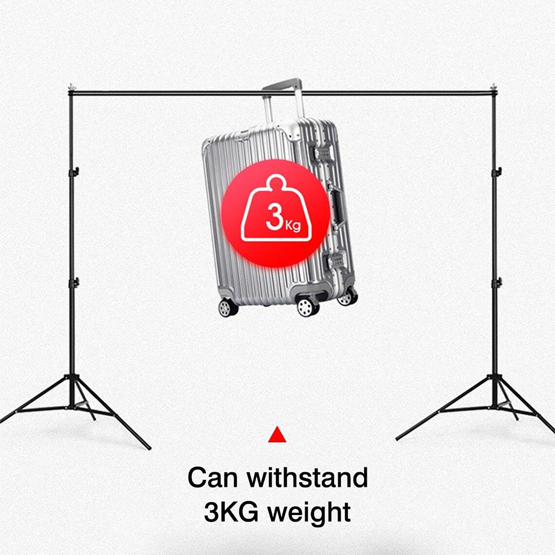 2x2m/6.56.5ft Backdrop Stand Kit Background Support System | Etsy